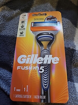 Gillette Men Fusion 5 Razor, 1 Razor Handle & 1 Cartridge, Precision ...
