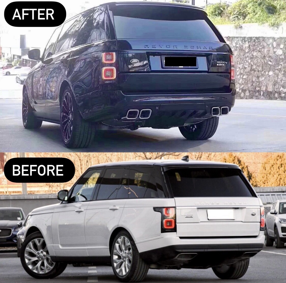 BKM 2018+ Range Rover Full Size L405 SVO Body Kit Front Bumper Rear ...