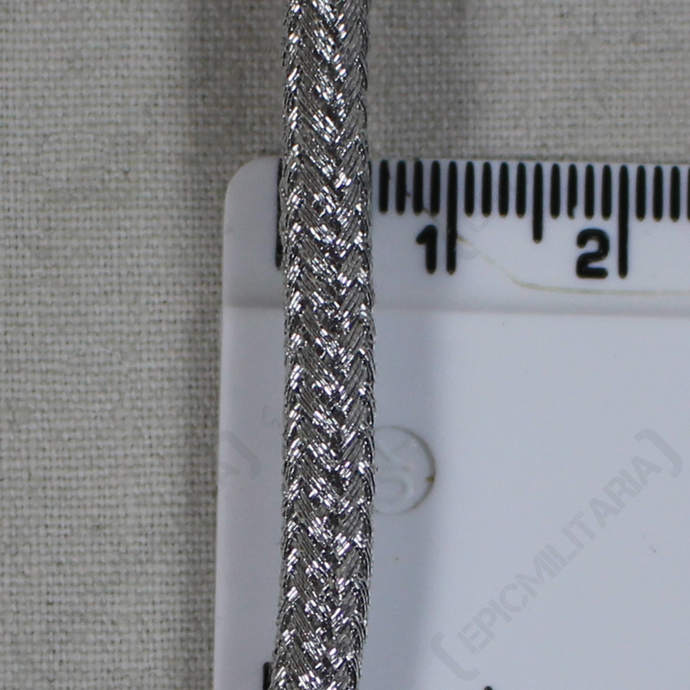 Silver Uniform Braid - Extra Thick - WW2 Repro Army German Piping ...
