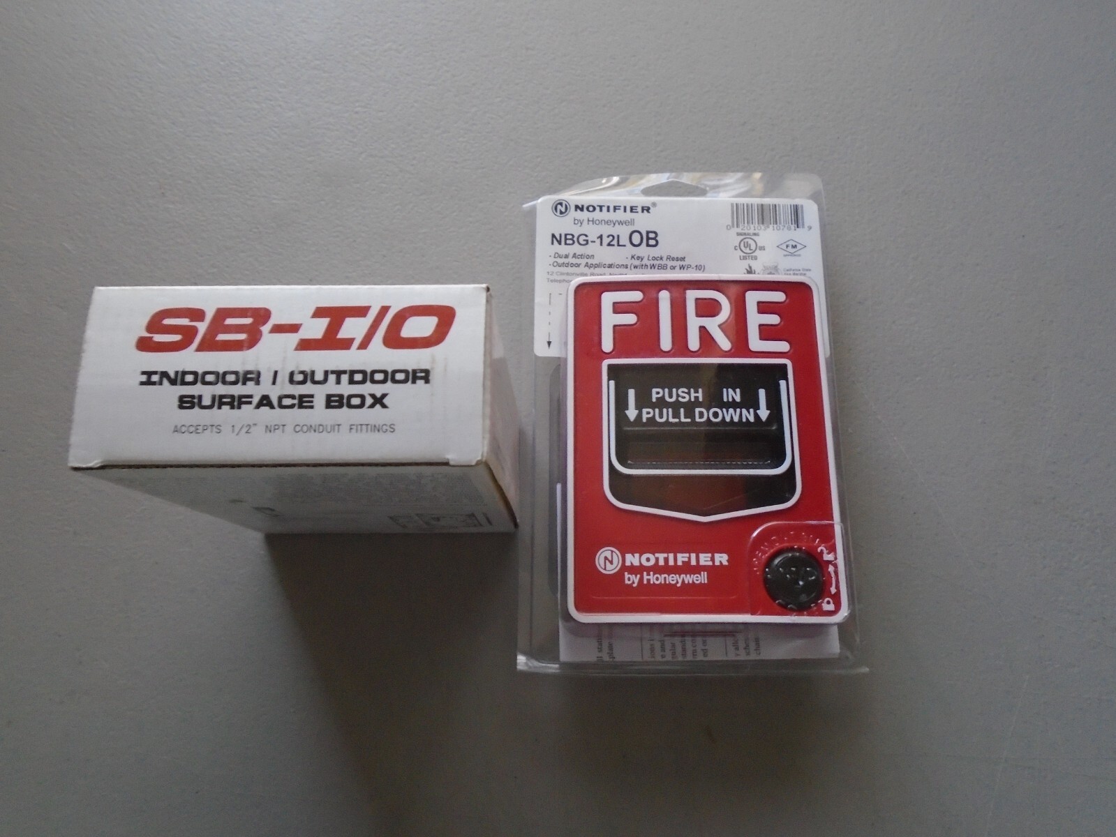 Notifier NBG-12LOB Dual Action Pull Station - Red for sale online | eBay