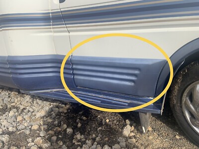 1999 VW Rialta Exterior Valance Molding Cab Door Right Side Blue ...