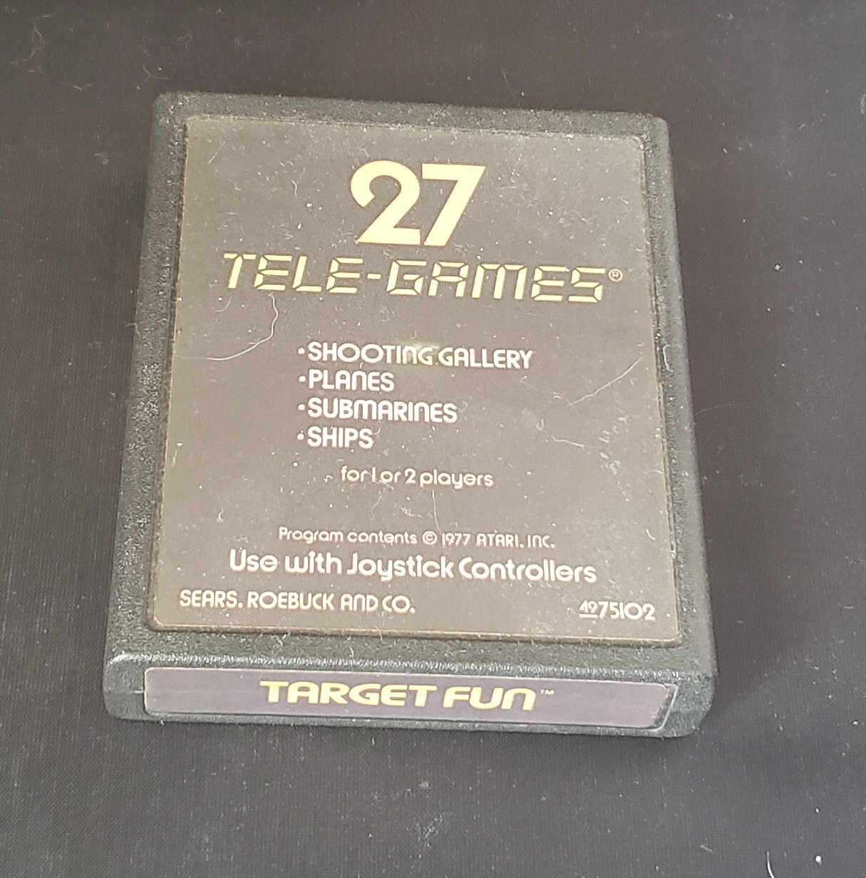 ATARI 2600 Target Fun Sears Tele-Games Video Game Tested LN | eBay