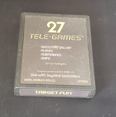 ATARI 2600 Target Fun Sears Tele-Games Video Game Tested LN | eBay