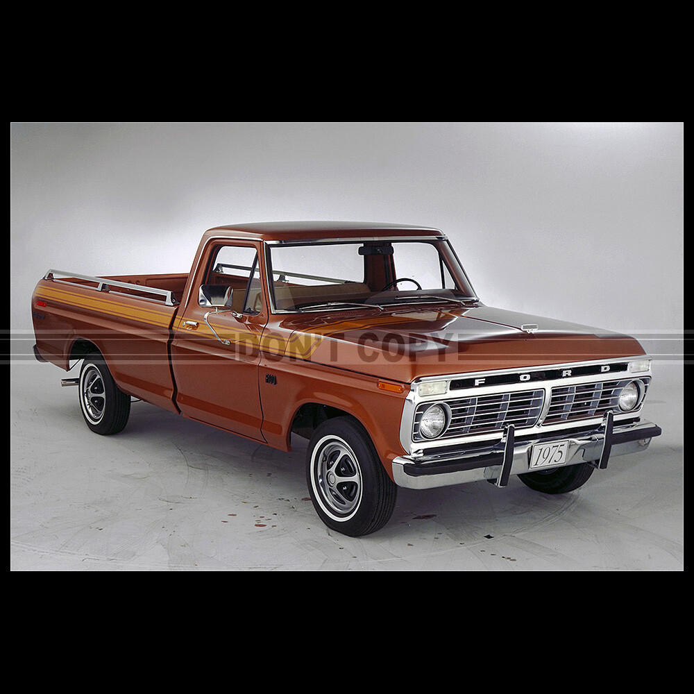 Photo A.038906 FORD F-100 STYLESIDE PICKUP EXPLORER 1975 F100 | eBay