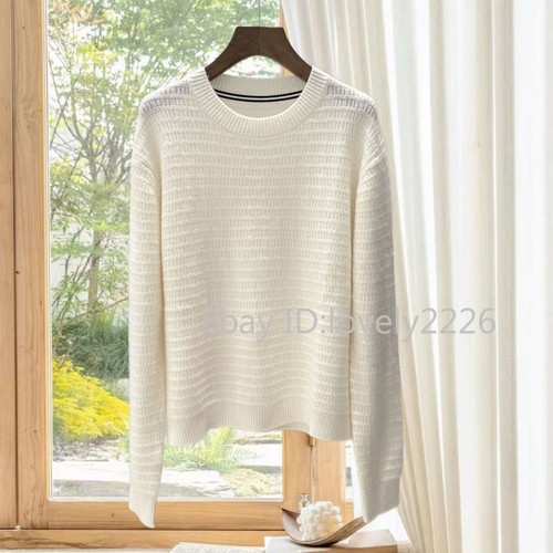 LP Women's Autumn/Winter New Cashmere Crew Neck Hooked Casual Warm ...