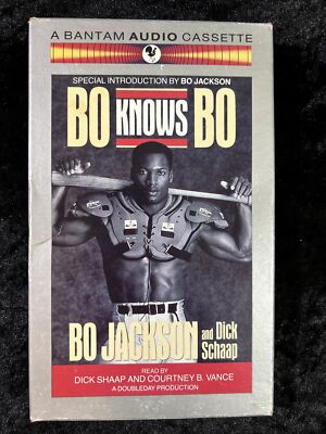 Bo Knows Bo - Bo Jackson (1991, Audio Cassette) Dick Schaap - Audio ...