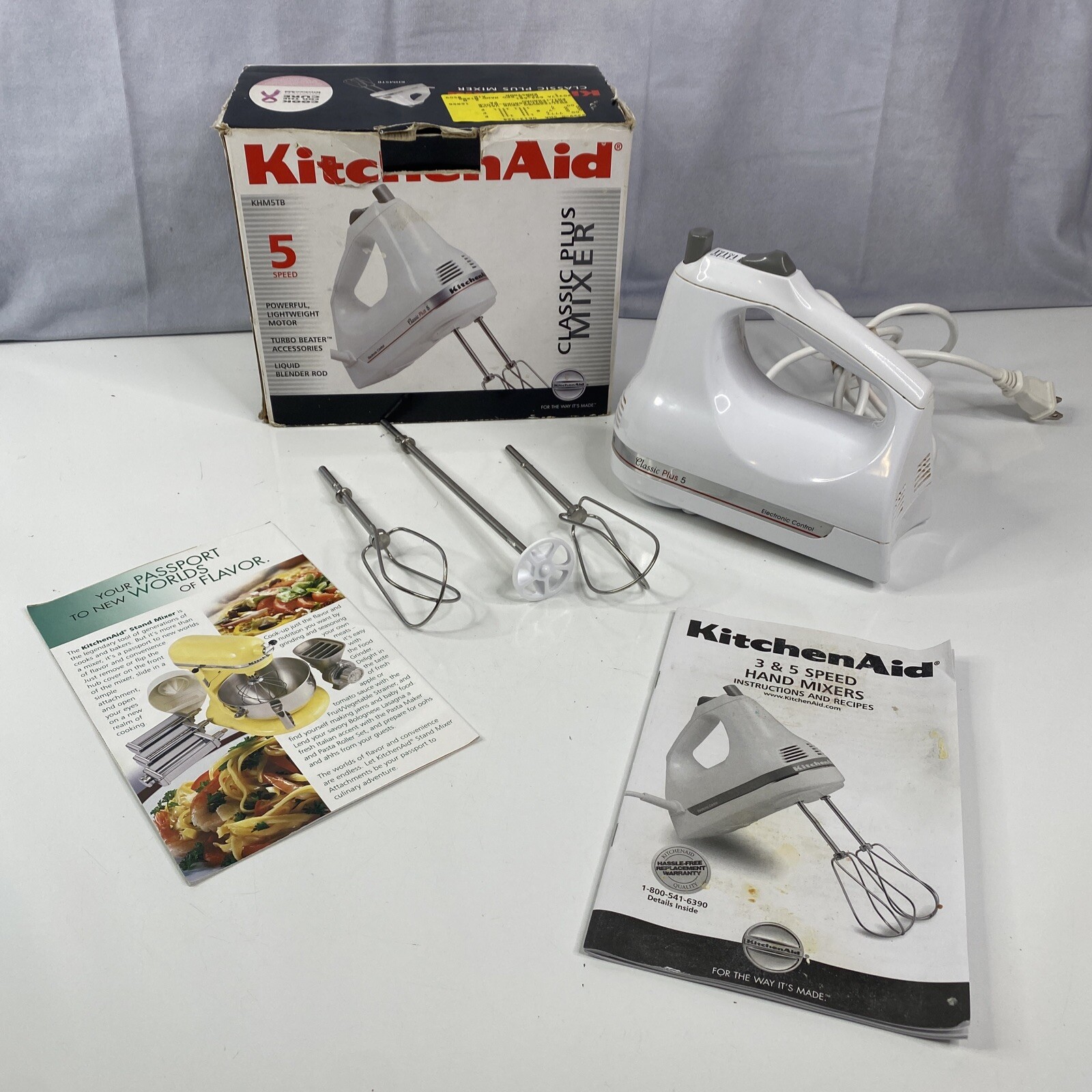KitchenAid KHM5TB Classic Plus 5 Hand Mixer for sale online | eBay