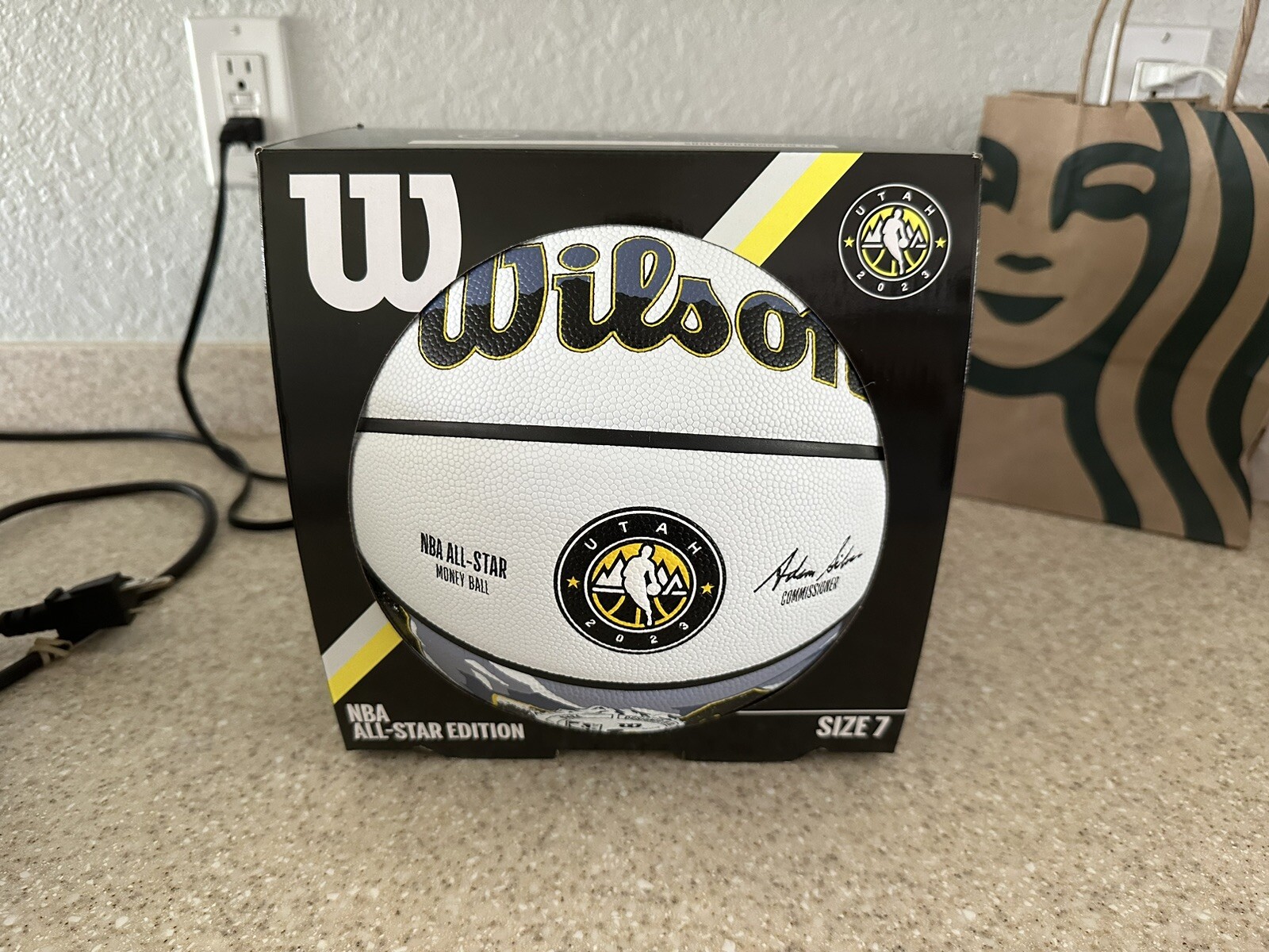Official Wilson 2023 NBA Utah All Star Game Money Ball Basketball NEW ...