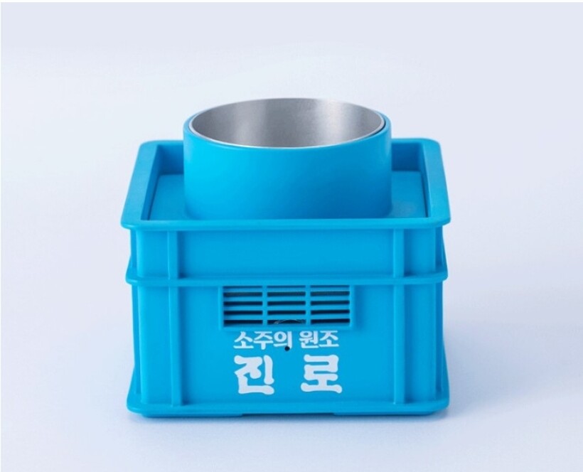 Hite Jinro Toad Frog Soju Automatic Dispenser Soju Cooler Holder + Free ...