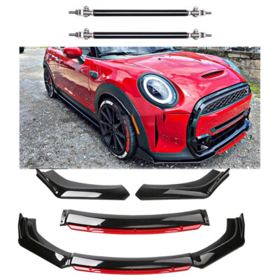 For Mini Cooper Countryman Front Bumper Lip Splitter Spoiler Strut Rod ...