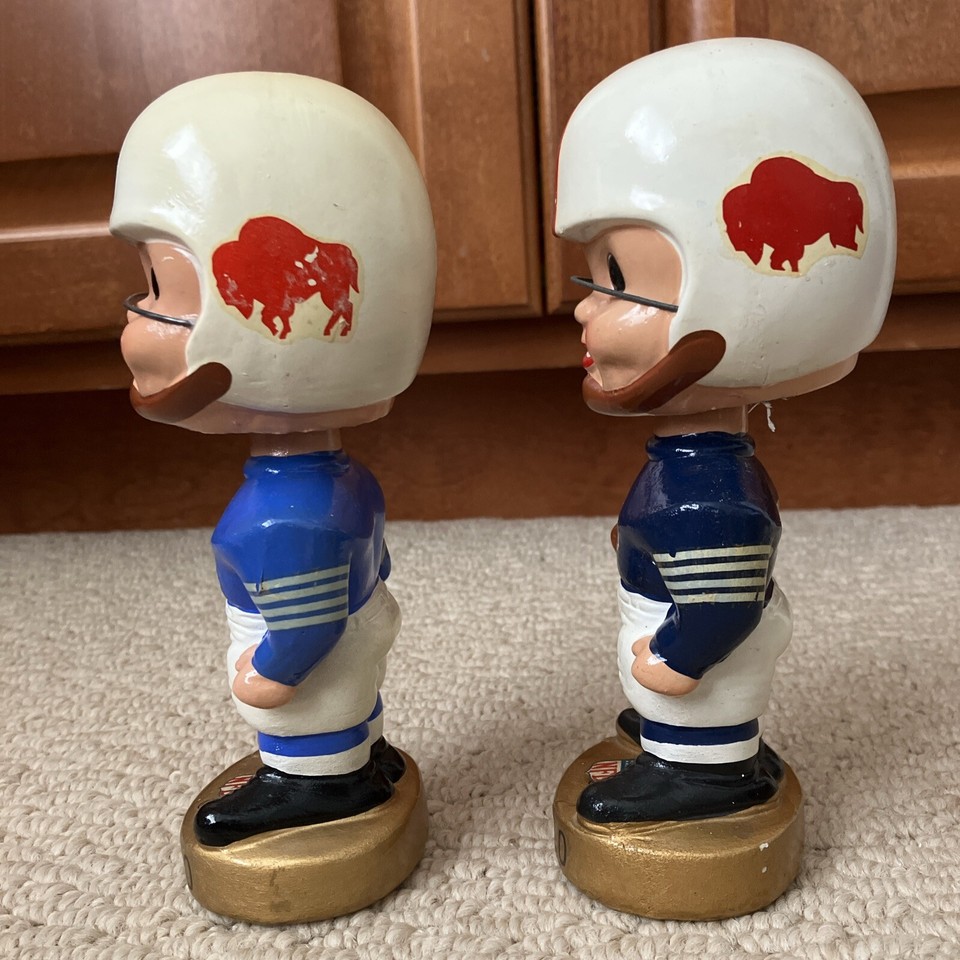 Buffalo Bills AFL Earpad Toes Up 1960 1965 Vintage Bobblehead NFL ...