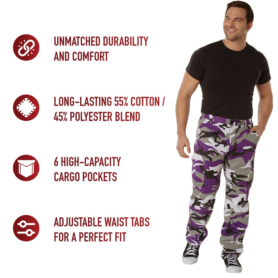 Military BDU Pants - Army Cargo Fatigue Camouflage Camo | eBay