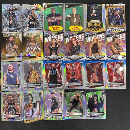 2025 Topps Chrome WWE Insert/Refractor 23 Card Lot Rhea Ripley ...