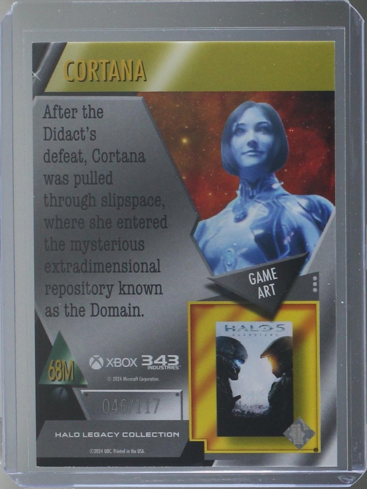 2024 Halo Legacy Collection Metal 68M Cortana 046/117 | eBay