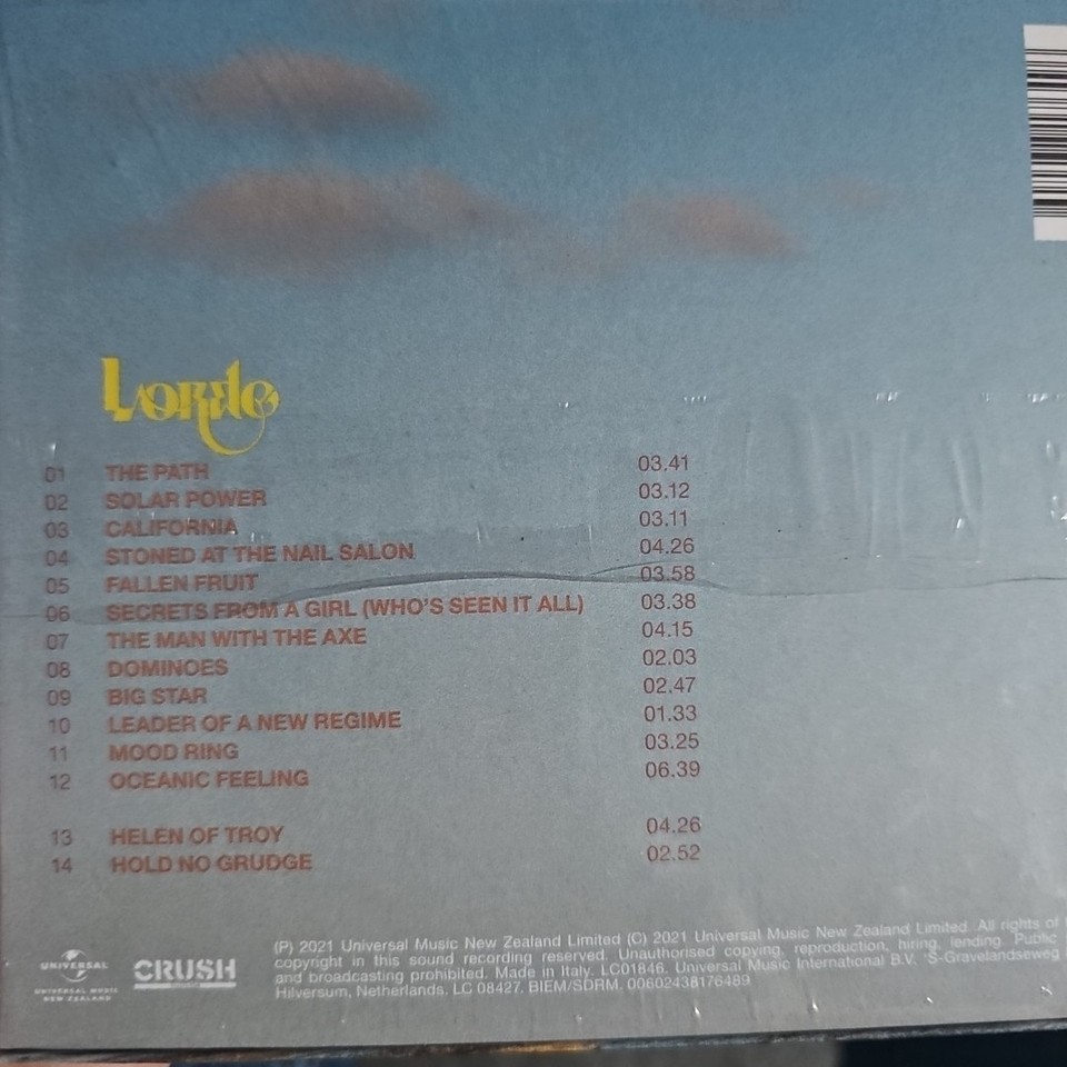 Lorde Solar Power - Special Music Box Edition. Discless Format. Brand ...