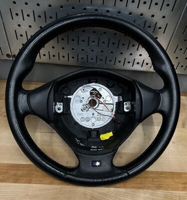 BMW E36 M3 Z3 SPORT M Tech STEERING WHEEL BLACK LEATHER 3234-2228230 | eBay