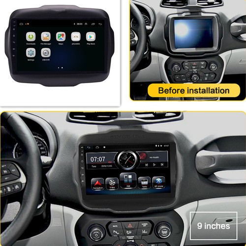 9in Car Radio For Renegade 2016-2017 Android GPS Navigation Player ...