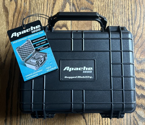 APACHE 1800 WATERPROOF DUST PROOF PROTECTIVE CASE CAMERA GUN IMPACT ...