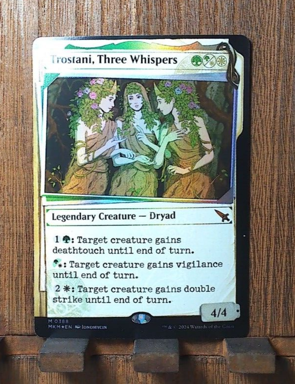 MTG Trostani, Three Whispers x1 Mythic MKM Showcase FOIL Invisible Ink ...
