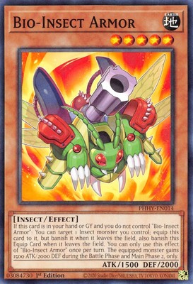 YGO PHHY-EN014 C Bio-Insect Armor PHHY-EN014 Yu-gi-oh | eBay
