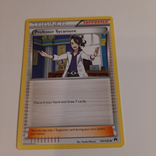 Professor Sycamore Trainer Pokemon Card 107/122 Regular 2016 | eBay