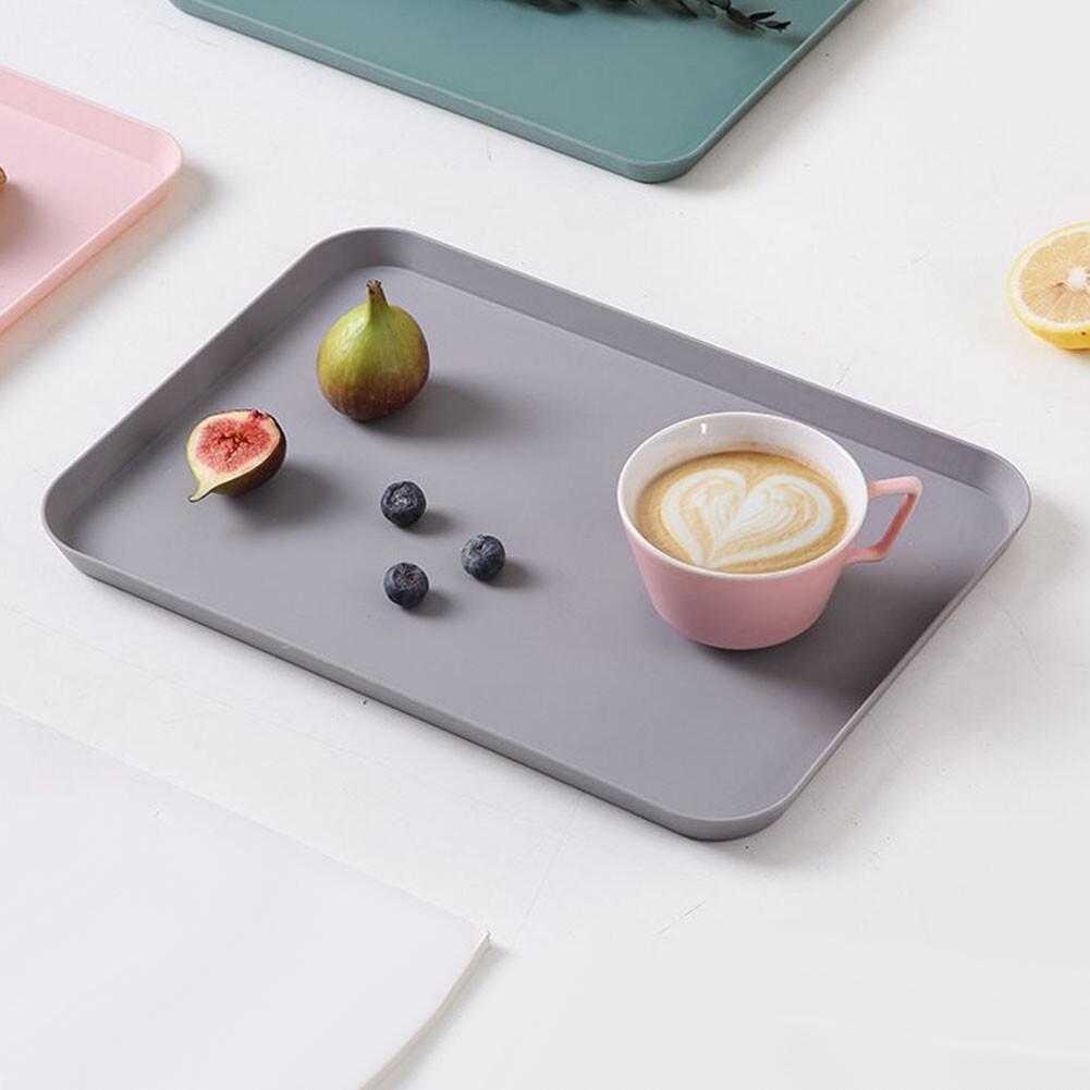 Heightened Edge Design Rectangular Tray Anti Slip and Scratch ...