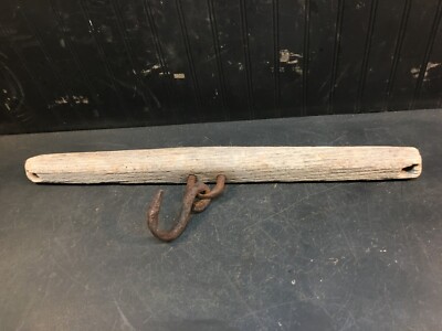 ANTIQUE HORSE OX HARNESS HITCH SINGLE TREE YOKE WOOD IRON 26” Farm ...