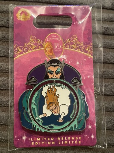 Disney Pin Enchanted 15th Anniversary Queen Narissa Giselle Edward Pip ...