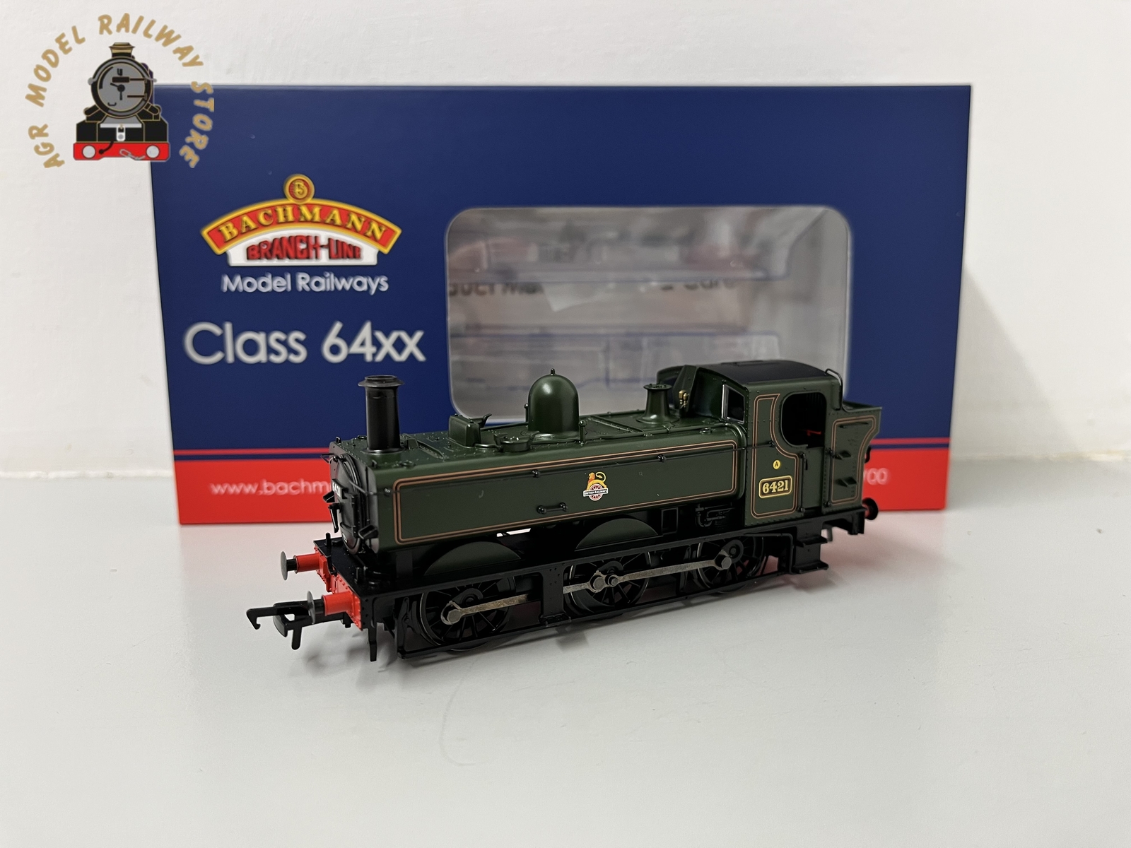 Bachmann Branchline 31-639 GWR 64XX Pannier Tank 6421 BR Lined Green ...