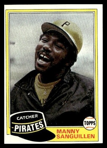 1981 Topps #226 Manny Sanguillen Pittsburgh Pirates Baseball card | eBay