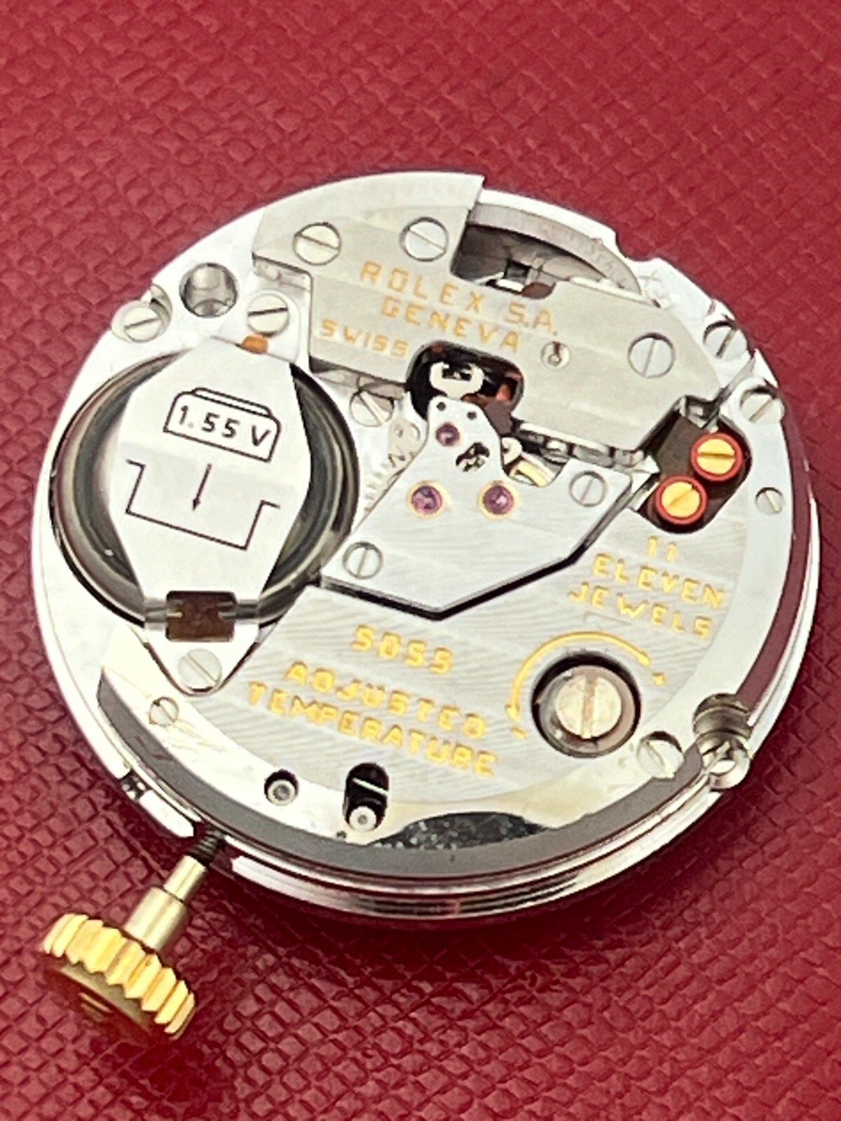 ROLEX QUARTZ DAY-DATE CALIBER 5055 MOVEMENT NEEDS SER… - Gem