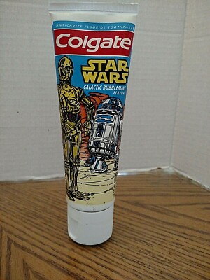 Star Wars Galactic Bubblemint Toothpaste/C-3PO & R2-D2/Colgate/Unopened ...