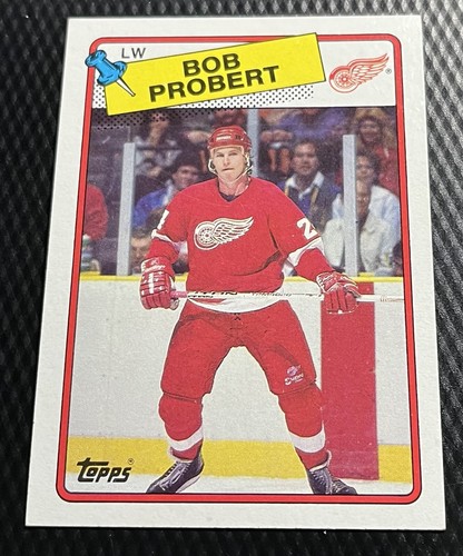 1988-89 Topps Bob Probert Red Wings Hi-Grade Rookie Card #181 | eBay