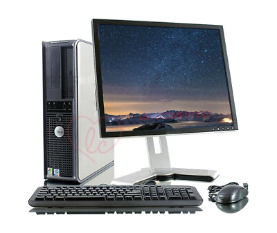 FULL DELL/HP DUAL CORE/AMD DESKTOP TOWER PC&TFT COMPUTER , WINDOWS 10 ...