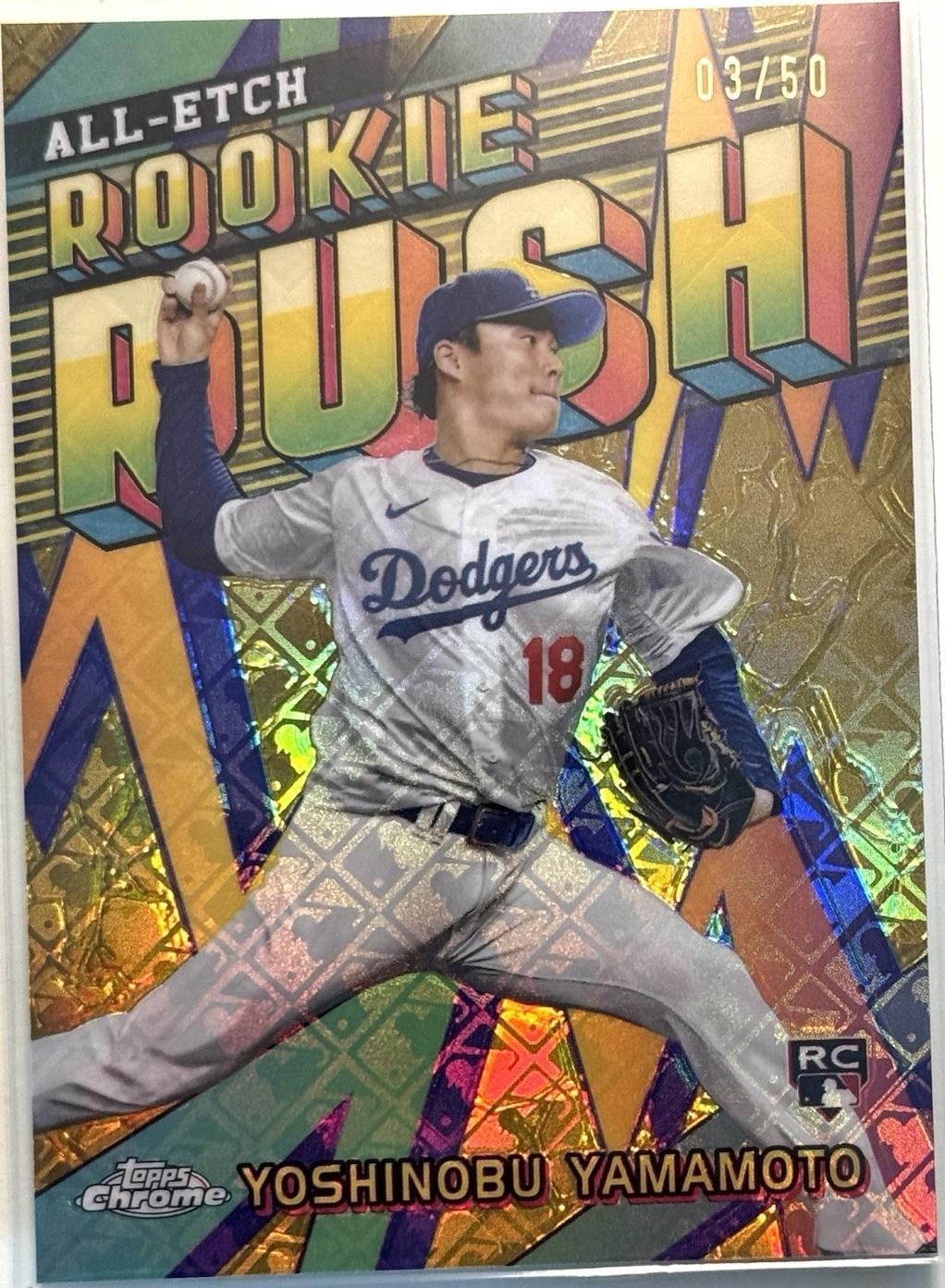 2024 Topps Chrome Logofractor Edition - Chrome All-Etch Rookie Rush ...