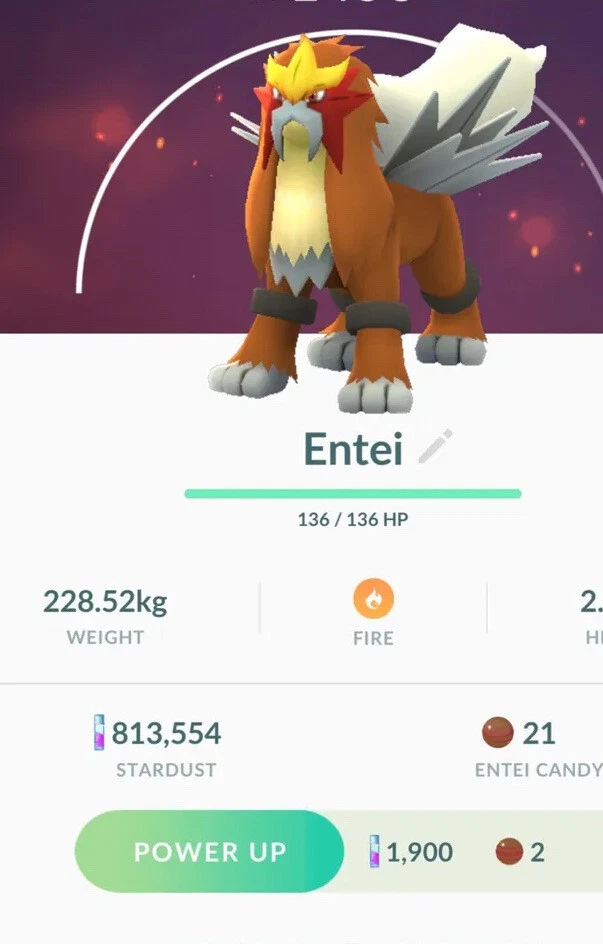 Pokemon Legendary Entei