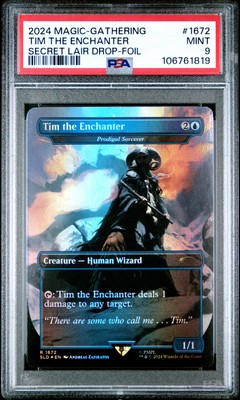 2024 MTG SECRET LAIR DROP FOIL #1672 TIM THE ENCHANTER PSA 9 | eBay