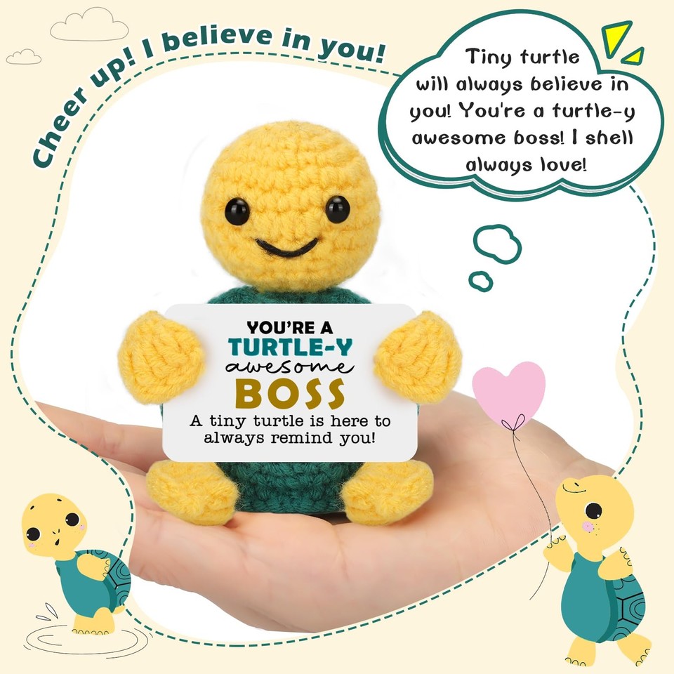Bosses Day Gifts for Women Men, Funny Turtle Boss Gifts, Boss Lady ...