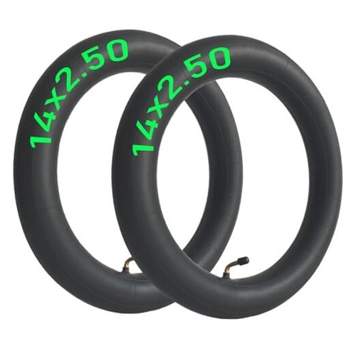 2-Pcs 14x2.50 Inner Tube 14 Inch Replacement Tube 14x2.5 Tube, Bent ...