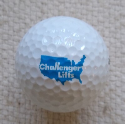 Challenger Lifts Logo Golf Ball | eBay