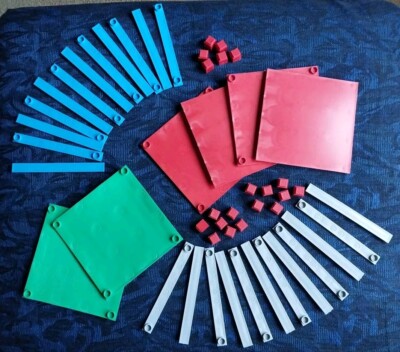 Math U See MUS Algebra Decimal Insert Kit - Math Manipulatives | eBay