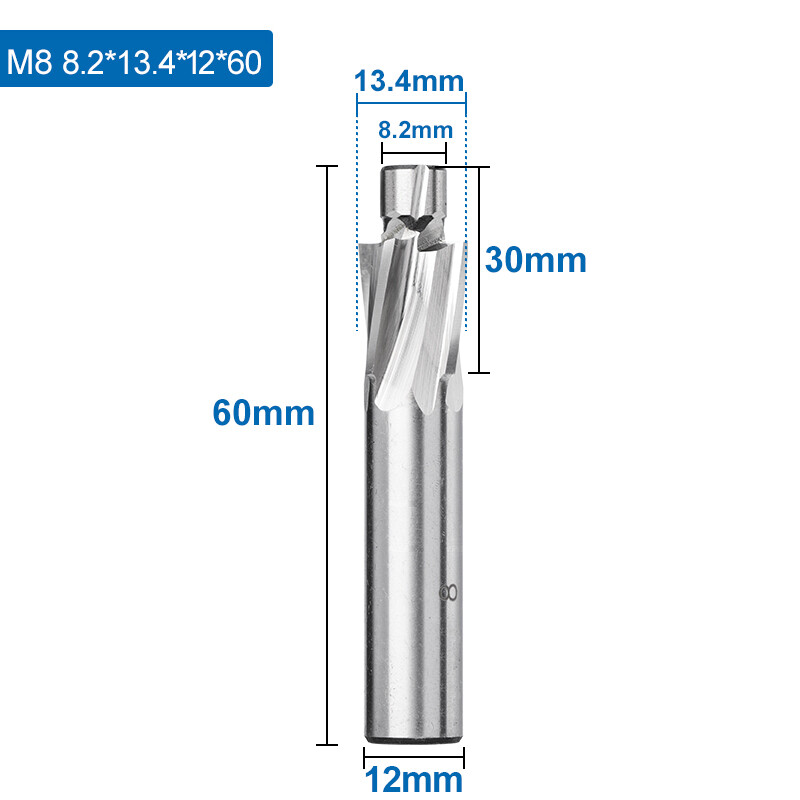 Pilot Slotting Tool Counterbore End Mill M3-M16 HSS Cutter Slot Drill ...