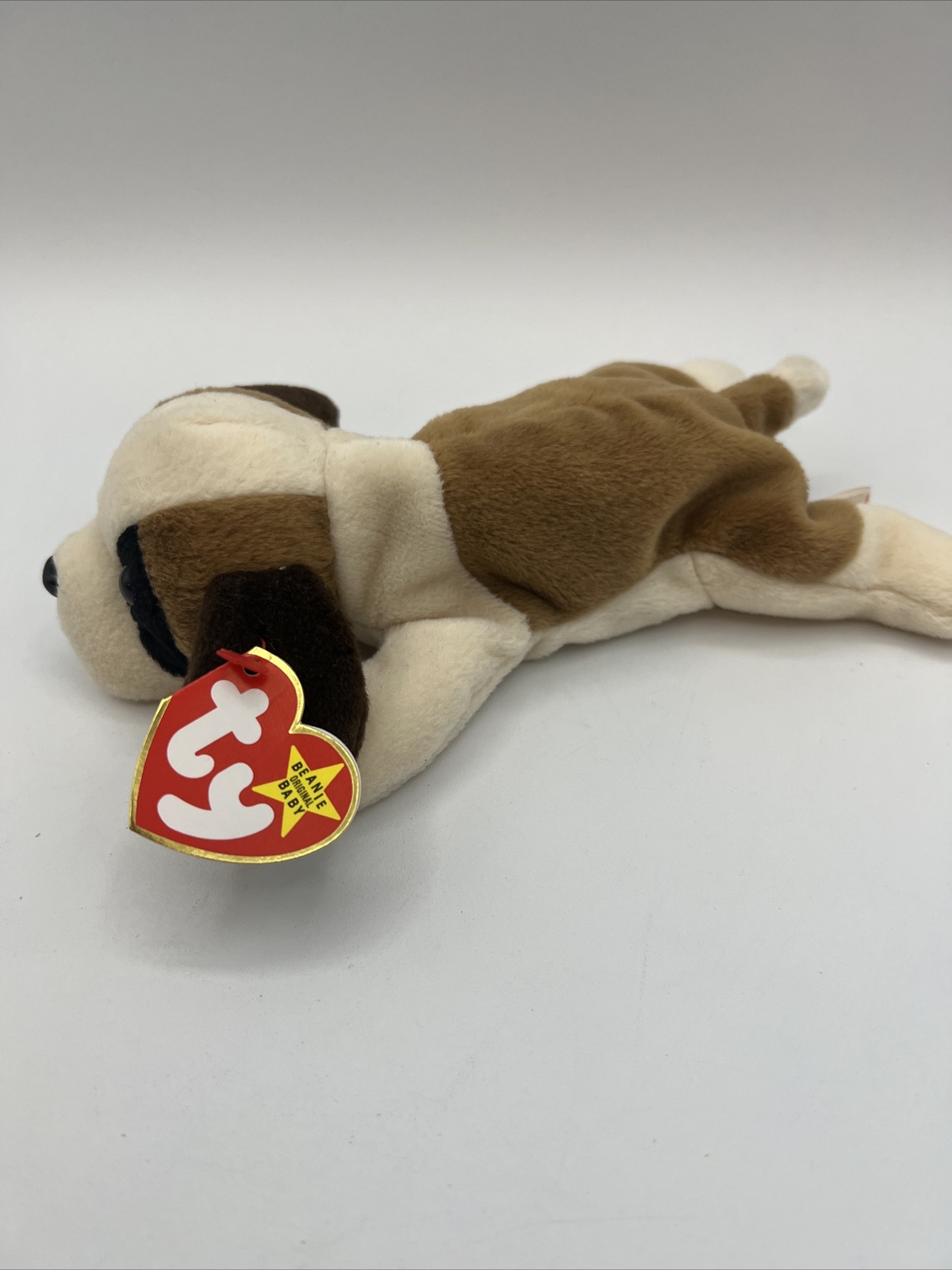 1996 RARE & RETIRED TY BEANIE BABY BERNIE THE ST SAINT BERNARD PUPPY ...