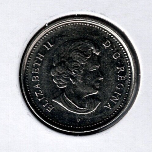 2003-P Canadian Brilliant Uncirculated "NE" Elizabeth II Five Cent Coin ...