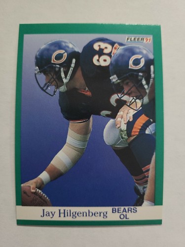 JAY HILGENBERG 1991 FLEER FOOTBALL CARD # 221 D9928 | eBay
