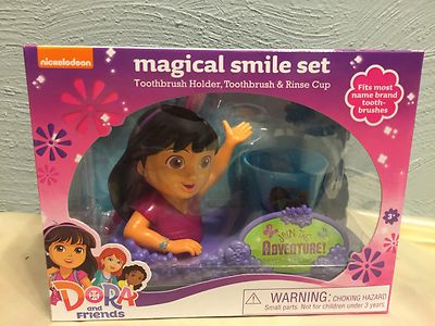 Nickelodeon Magical Smile Set Dora the Explorer Toothbrush Set - NEW in ...