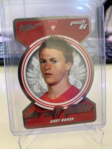 2010 Select AFL Prestige Draft Pick Die Cut PDP6 Sydney Gary Rohan 004/ ...