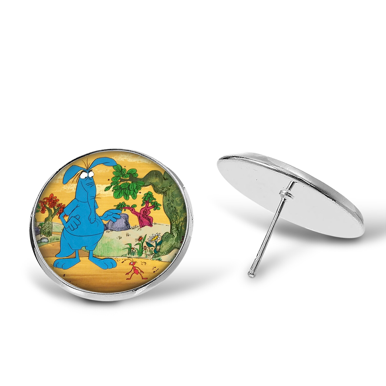 The Ant and the Aardvark Key Ring Necklace Cufflinks Tie Clip Ring ...