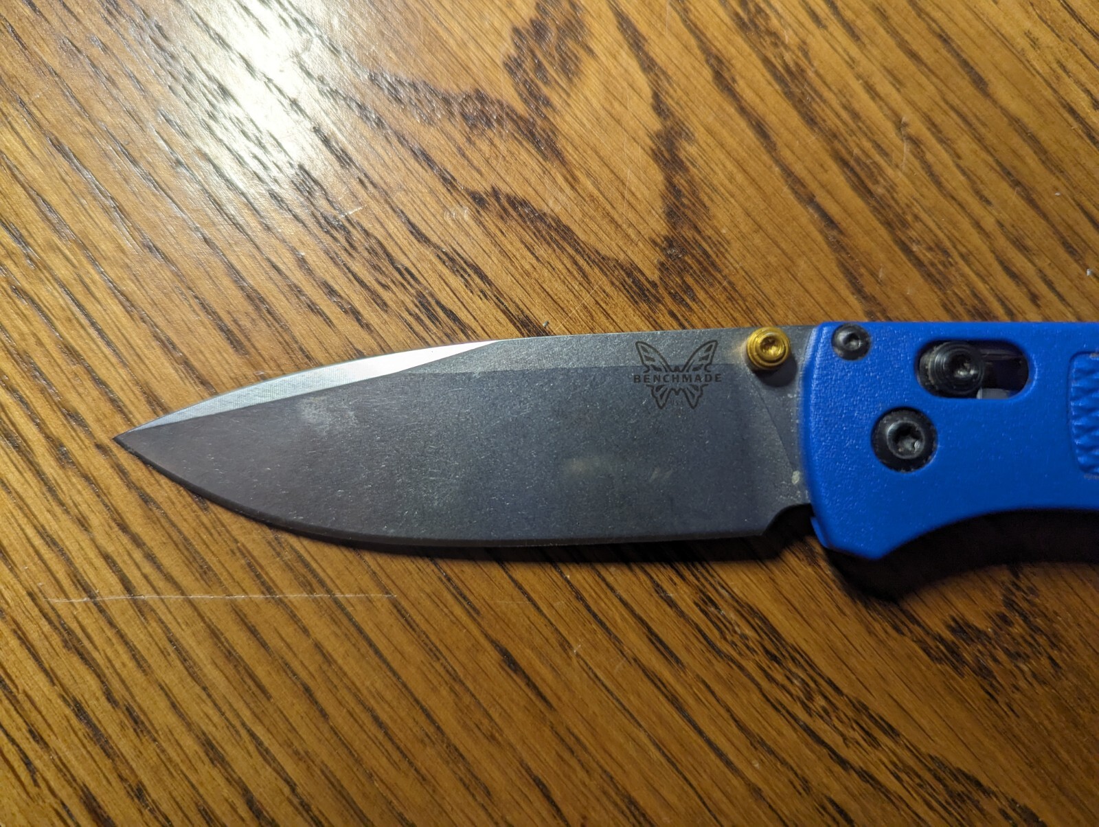 Benchmade 535 BUGOUT Folding Knife - Blue, w/Original Box, Bag, and ...