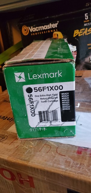 Lexmark Unison Toner Cartridge - Black (56F1X00) for sale online | eBay